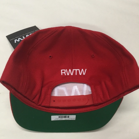 RWTW | Accessories | Rwtw Run With The Winners Red Snapback Hat | Poshmark